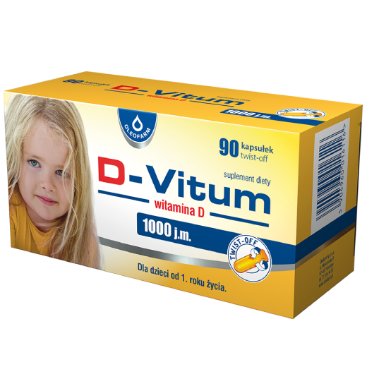 D-Vitum 1000 90 kapsułek twist-off - Apteka Magnuspharm